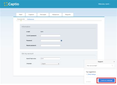 contacting our support department captio help center