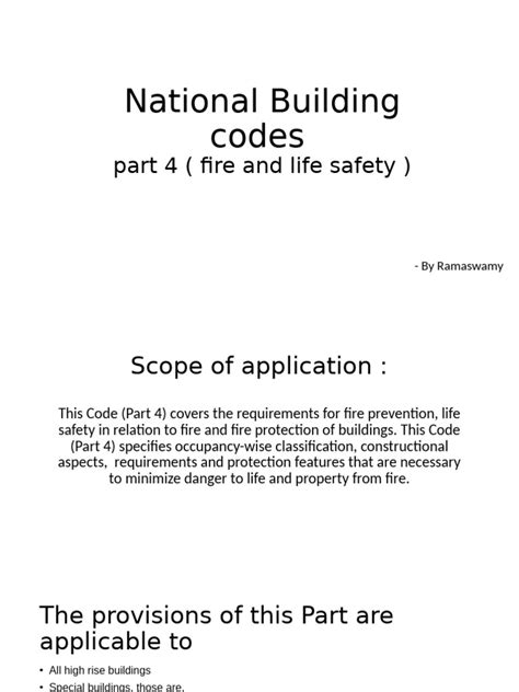 National Building Codes Pdf Fire Sprinkler System Fire Safety