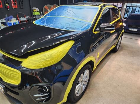 여수 세차 기아 스포티지 광택 유리막코팅 네이버 블로그