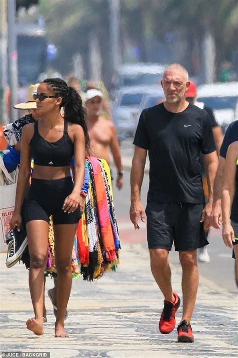 Vincent Cassel 56 And His Girlfriend Narah Baptista 27 In Rio