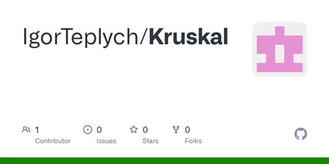 github igorteplych kruskal