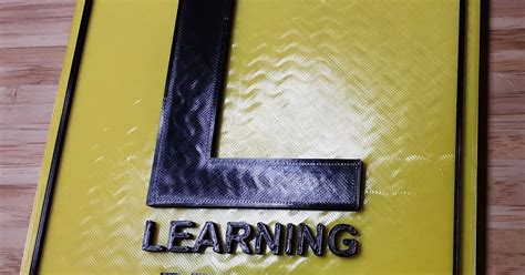 Learning Driver Sign By Kjoh Download Free Stl Model