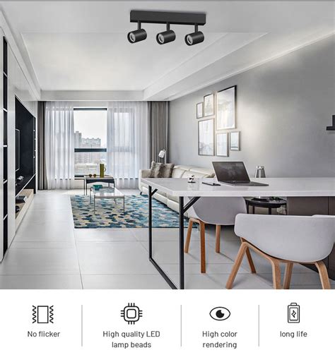 High Quality Dimmable Led Spot Light Surface Mounted Degree Adjustable Track Light Meisun