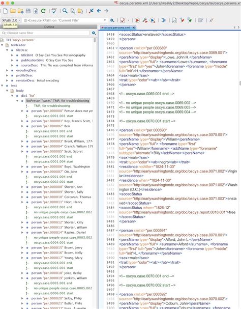 Tutorial Oxygen Xml Editor Center For Digital Research In The Humanities Nebraska
