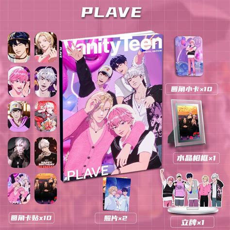 Plave Noah Yejun Bamby Eunho Hamin S New Picture Album Same Style Stand Up Card With Crystal
