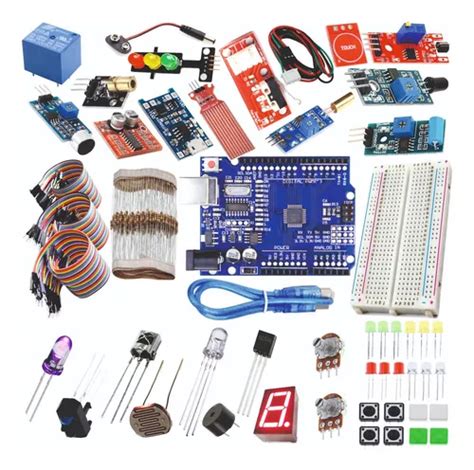 Kit 365pçs Projetos Para Arduino Robótica Eletrônica Nf E