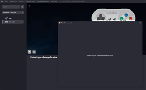 Error Grabing Achievement Data For Retroachievements On 135