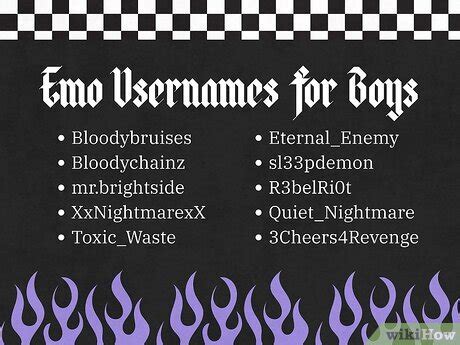 220 Aesthetic And Edgy Emo Usernames For Social Media