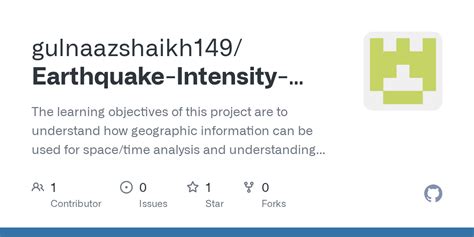 Github Gulnaazshaikh149earthquake Intensity Analysis Using Qgis The Learning Objectives Of