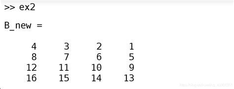 【matlab编程实例练习】 （2）将正方形矩阵顺时针旋转90°matlab顺时针旋转90 Csdn博客