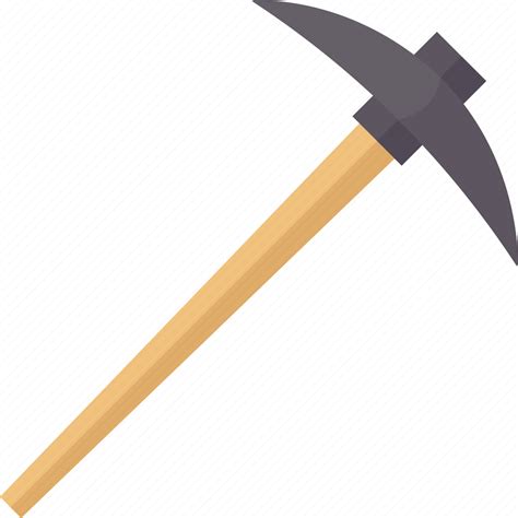 Pickaxe Excavation Mining Construction Tool Icon Download On