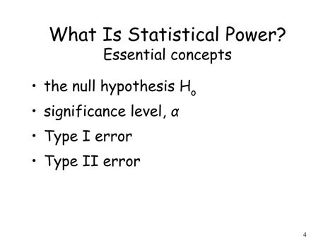 PPT Statistical Power And Sample Size Calculations PowerPoint Presentation ID 381479