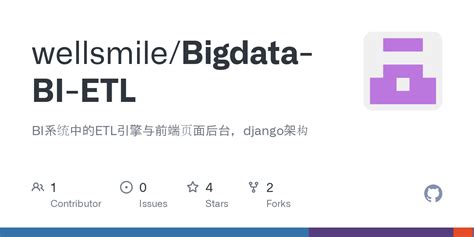 Github Wellsmilebigdata Bi Etl Bi系统中的etl引擎与前端页面后台，django架构