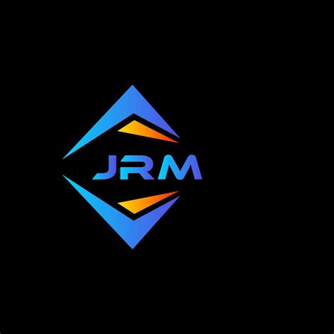 Jrm Abstract Technology Logo Design On Black Background Jrm Creative