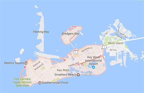 Key West Florida Airport Map