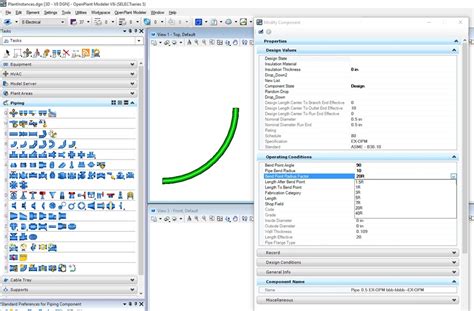 Openplant Autoplant How To Get Customized Bend Point Radius Data In Openplant Modeler