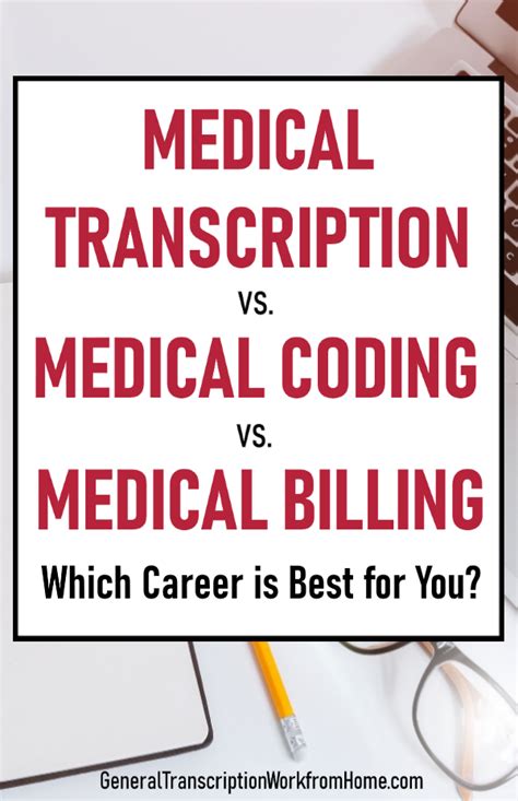Medical Transcription Vs Medical Coding Vs Medical Billing Work From
