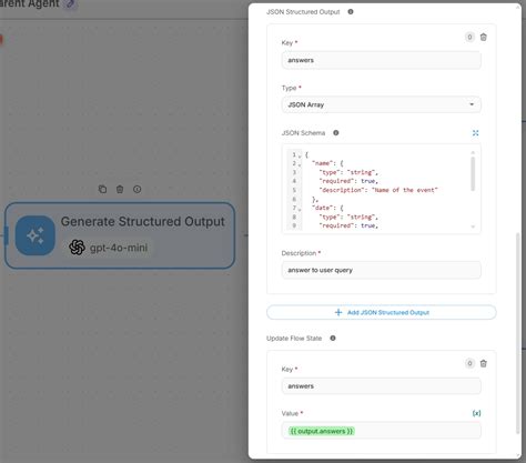Structured Output Flowiseai