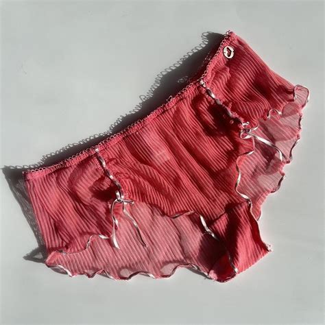 Beautiful Pink Micro Mesh Underwear With Light Pink Depop