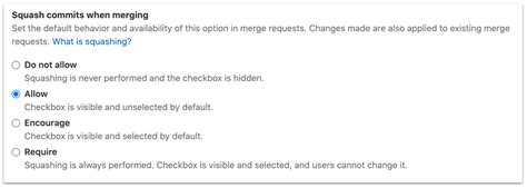 Default Merge Strategy Per Org Repo Or Branch · Community