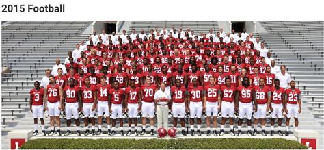 2015 Alabama Football Team Picture National Champions Alabama