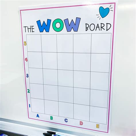 Classroom Management Using A Wow Board Primarily Speaking