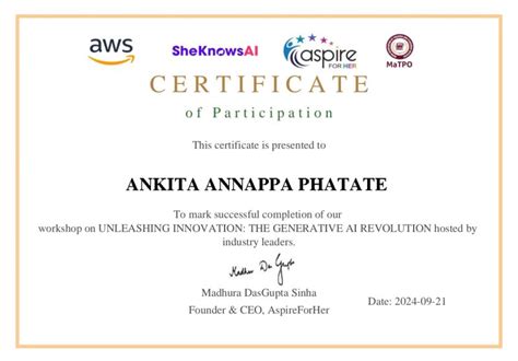 ankita phatate on linkedin ai generativeai innovation aspireforher
