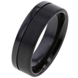 Brushed Black Zirconium Ring Zirconium Rings Suay Design
