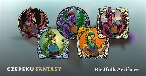 Birdfolk Artificer Token Builder Customize And Randomize Czepeku Tokens