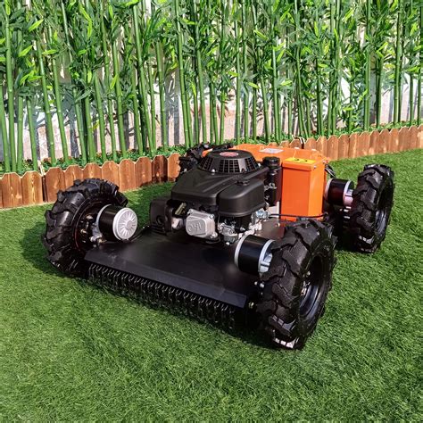 Wireless Radio Control Mowing Robot Vtw550 90 With Pull Start Vigorun Remote Control Mower