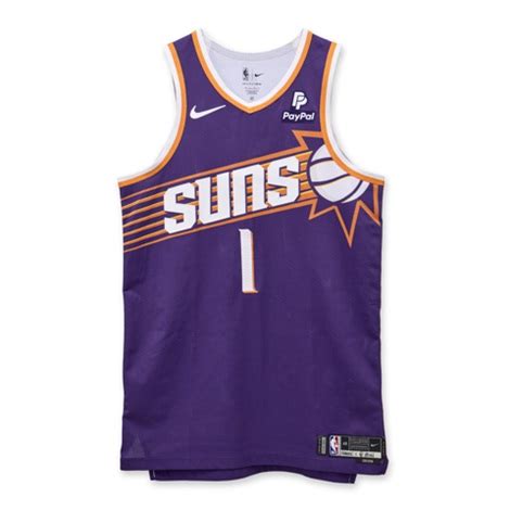 Devin Booker Phoenix Suns 2024 Nba Playoffs Western Conference Round 1 Game Worn Icon Edition