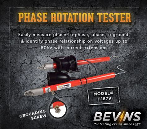 Phase Rotation Tester Set Bevins Co