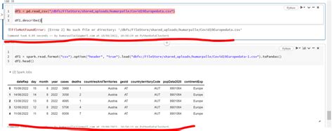 Solved I Am Trying To Read Csv File Using Databricks I A