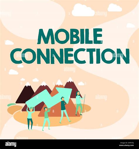 Sign Displaying Mobile Connection Internet Concept Secure Universal