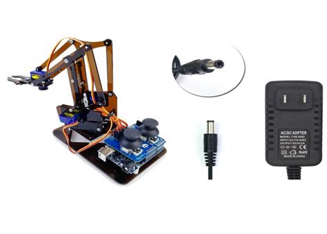 Kit Brazo Robotico Arduino Servos Shield Mando Control DEMOSSPRO