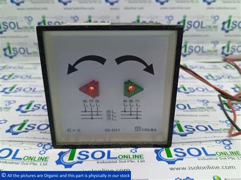 Celsa Ul 12 Ise Phase Sequence Indicator Psi 100 600v 3 Phase Power