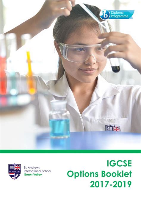 St Andrews Igcse Option Booklet 2017 2019 By St Andrews International School Green Valley Issuu