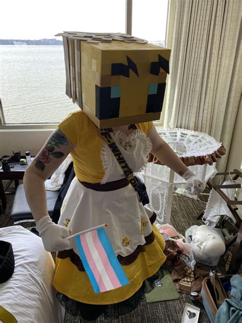 Minecraft Bee Says Trans Rights Rtraaaaaaannnnnnnnnns