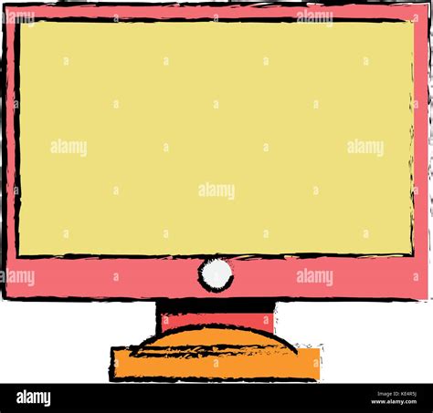 Color Computer Screen Electronic Technology Stock Vector Image And Art Alamy