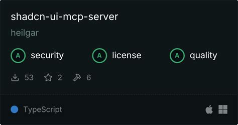 GitHub Heilgar Shadcn Ui Mcp Server