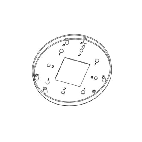 Pelco Imv Ap Junction Box Adapter Plate