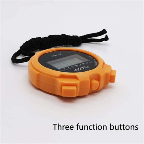Pulivia Sports Stopwatch Timer Lap Split Memory Digital Stopwatch 12 24 Hour Clock Calendar