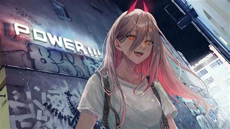 Power Chainsaw Man Anime Art 4k 671j Wallpaper Pc Desktop