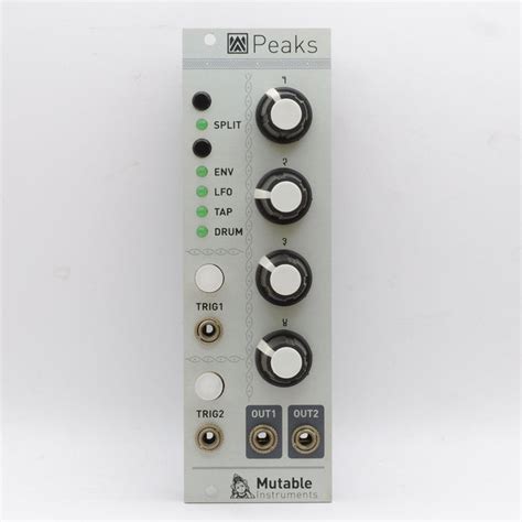 Mutable Instruments Peaks Usedw0 — Clockface Modular