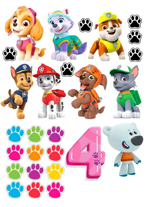 Вафельна картинка щенячий патруль Nel 2025
