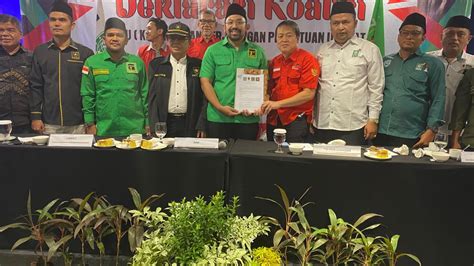 Pdip Resmi Berkoalisi Dengan Pkb Ppp Dan Partai Ummat Di Pilkada