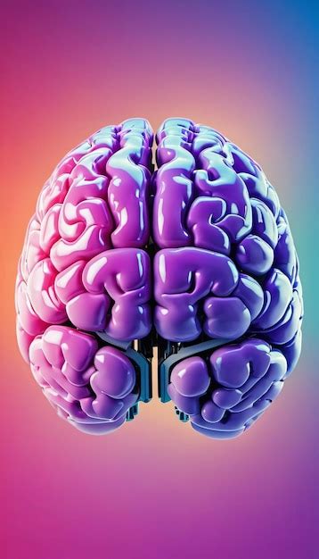 Premium Photo Detailed Computer Generated Image Human Brain Showing