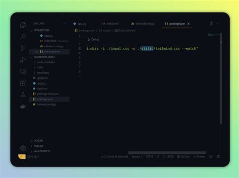 how to use tailwindcss in any python project dev community