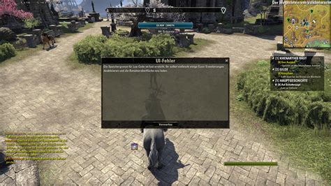 UI Fehler Speicherplatz für LUA fast voll Elder Scrolls Online