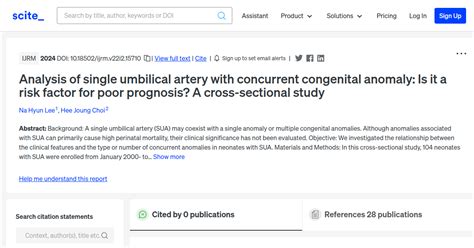 Analysis Of Single Umbilical Artery With Concurrent Congenital Anomaly